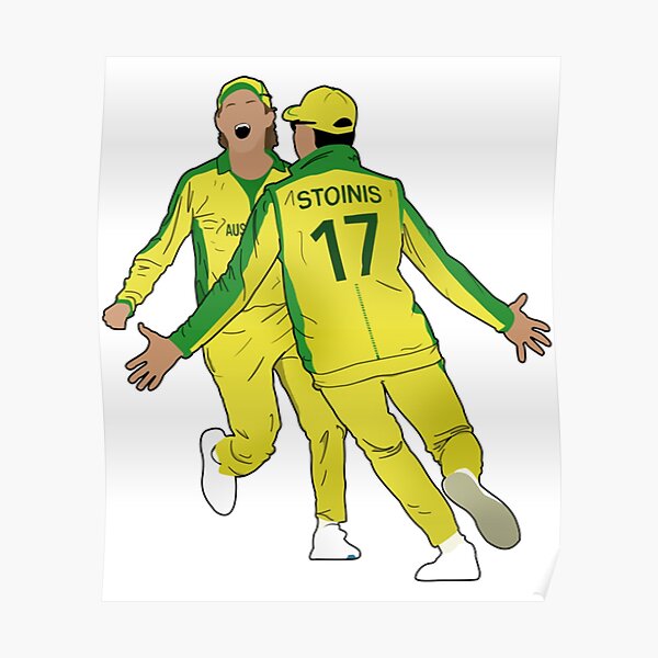 "Marcus Stoinis and Adam Zampa " Poster for Sale by D4Biz | Redbubble