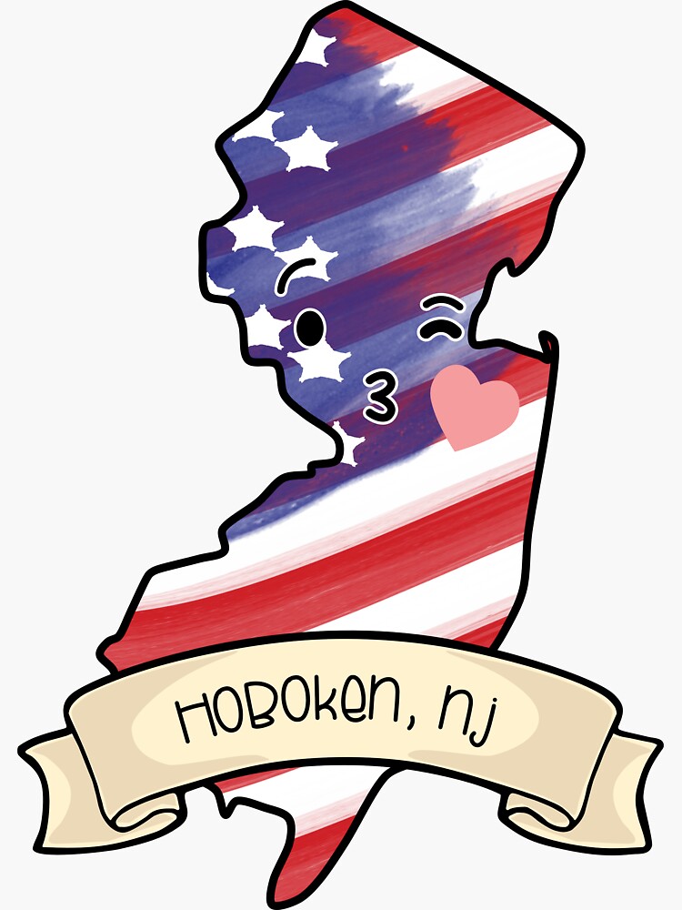 "Hoboken" Sticker for Sale by WordsMaps | Redbubble
