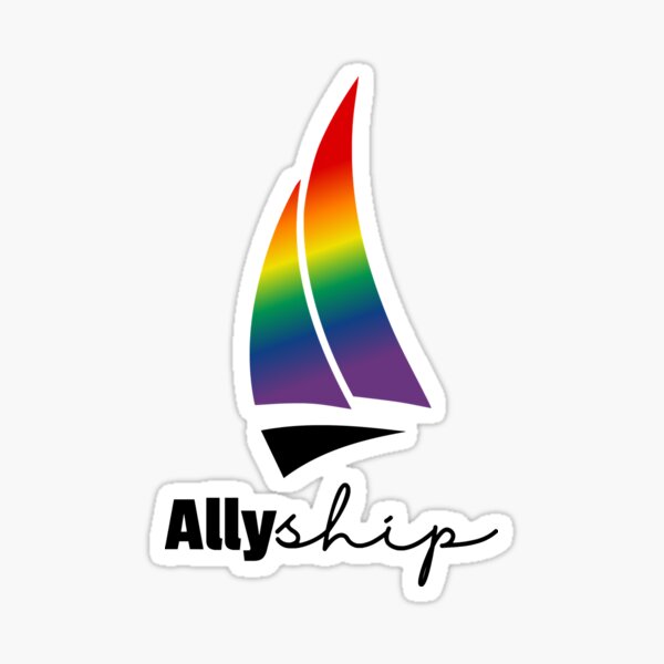 "Show Your LGBTQ Allyship" Sticker by EuniceStanton | Redbubble