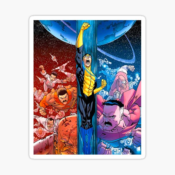 "Invincible Invincible Invinciblee" Sticker for Sale by Tikooo536 ...