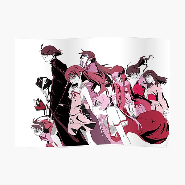 Monogatari Posters | Redbubble