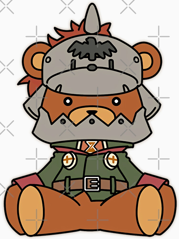 "Potemkin Guilty Gear Guilty Bear" T-shirt for Sale by FGCStickers ...