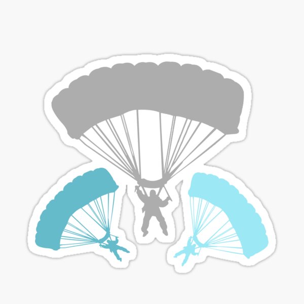 "Skydiving " Sticker for Sale by felipesilva | Redbubble