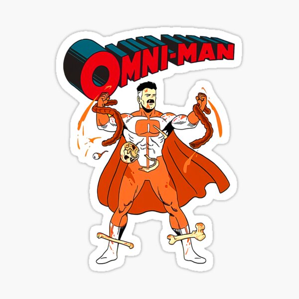 "Invincible Omi Man" Sticker for Sale by Tikooo536 | Redbubble