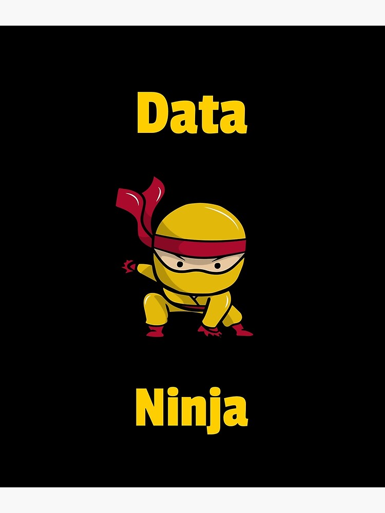 "Data Ninja for Data Scientists" Poster for Sale by deffro | Redbubble