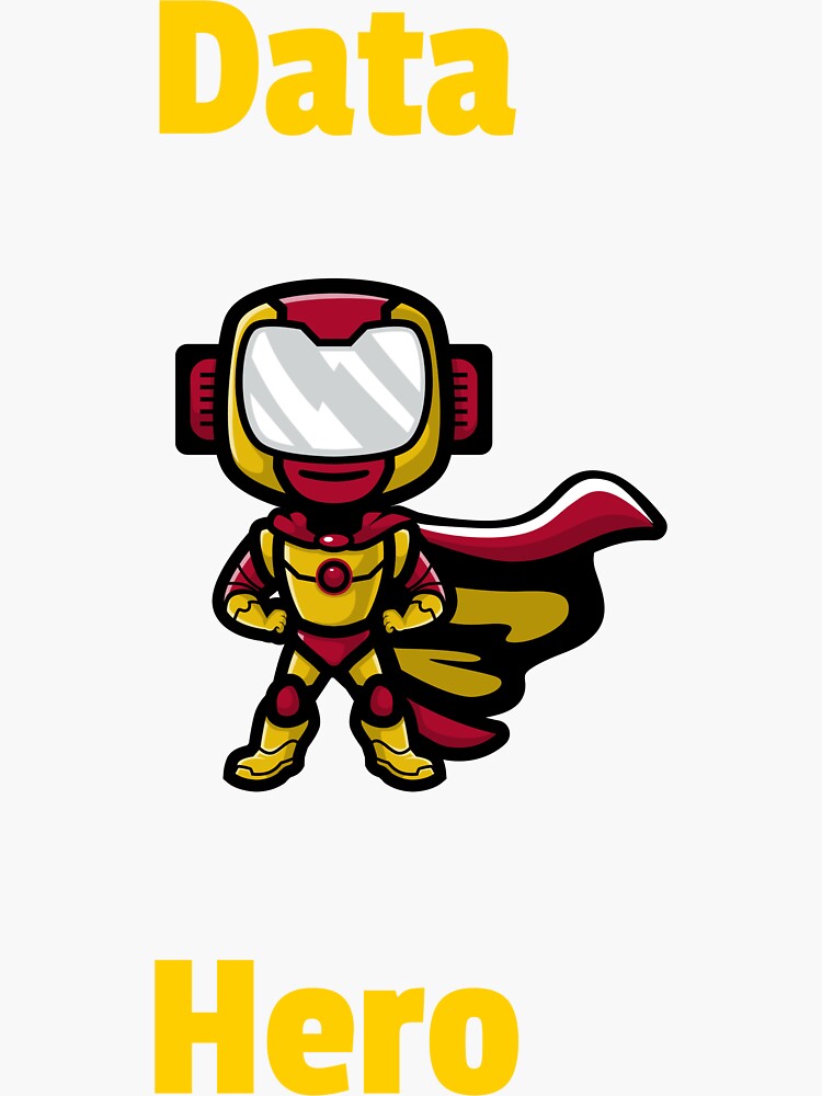 "Data Hero for Data Scientists" Sticker for Sale by deffro | Redbubble