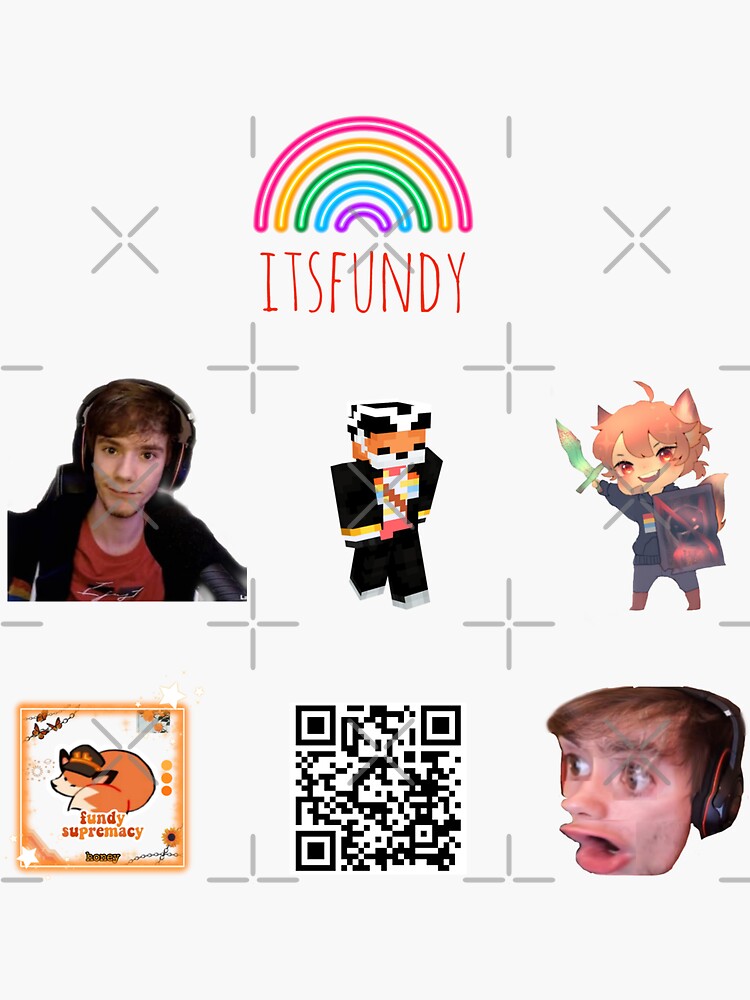 "itsfundy sticker pack" Sticker for Sale by bestizeyy | Redbubble