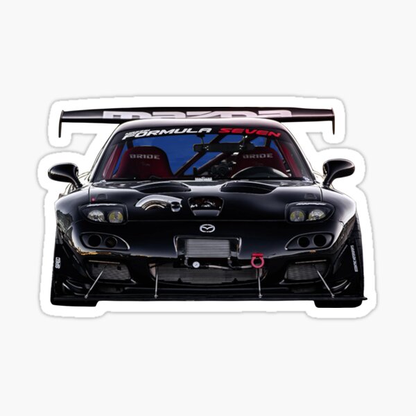 "4 rotor mazda Rx7" Sticker by shanilhasantha | Redbubble