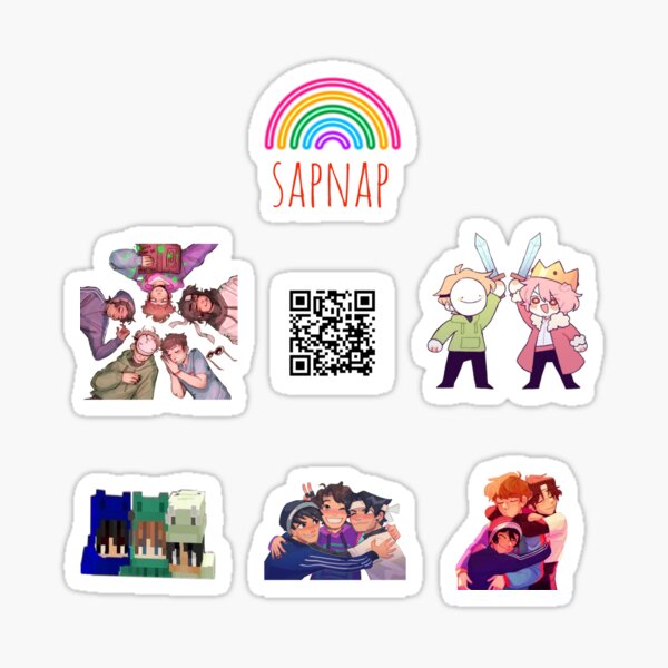 "sapnap sticker pack " Sticker for Sale by bestizeyy | Redbubble