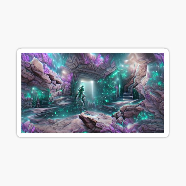 "Gateway to a new world" Sticker by zhees | Redbubble