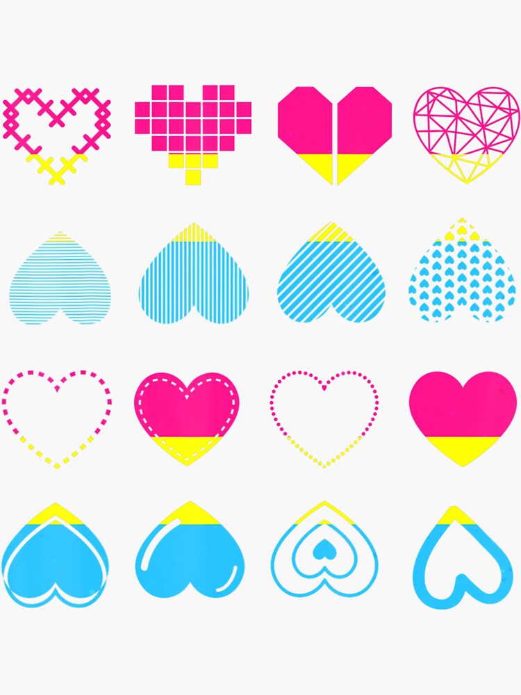 Pan Pride Pansexuality Flag Heart Lgbt Pride Month Pansexual Sticker