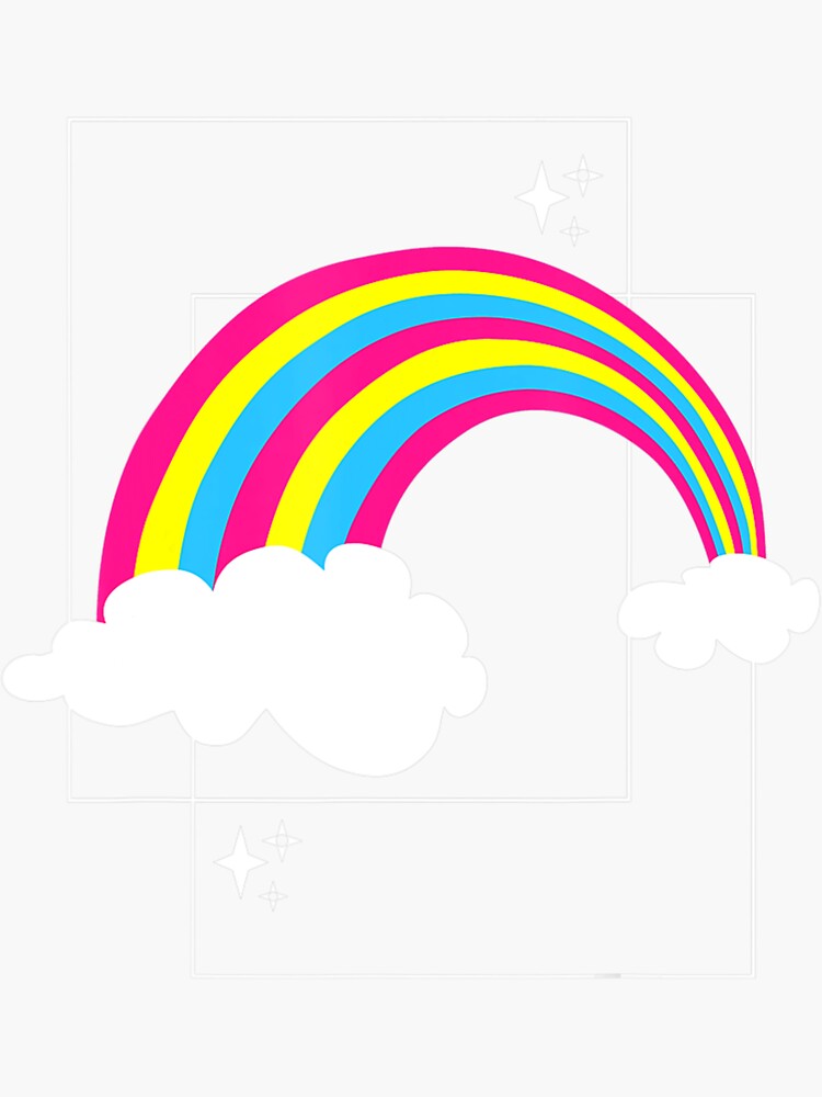 "Pansexuality Flag Rainbow Lgbt Equality Pan Pride Pansexual" Sticker ...