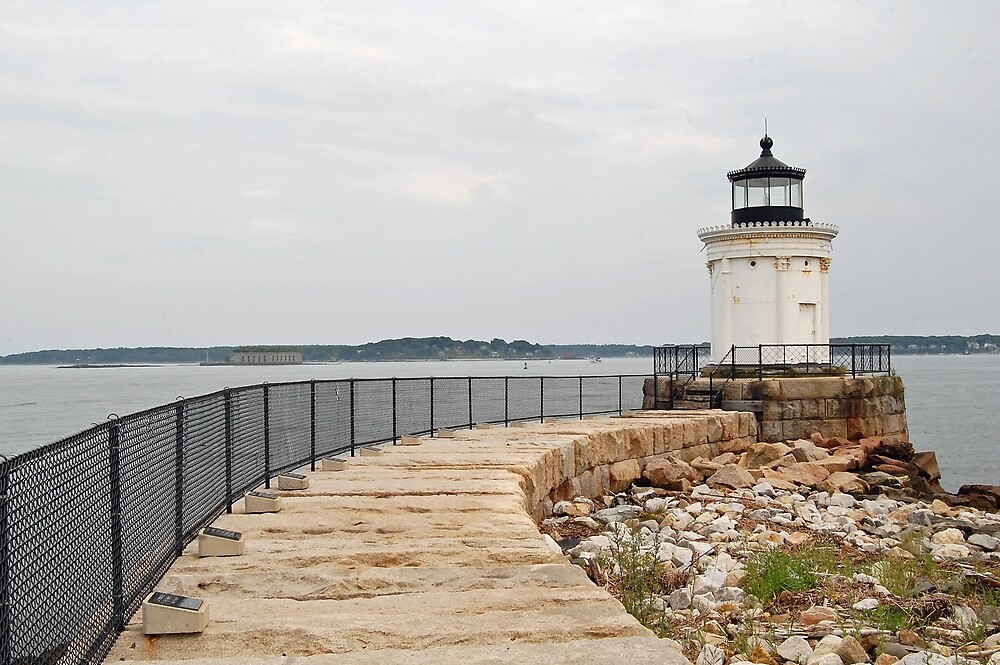 "Portland Breakwater Light -"Bug Light"" by John Kapusta | Redbubble
