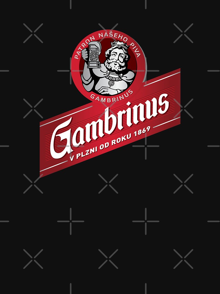 "Gambrinus Wood Original Beer logo Dibujos logo" T-shirt by evinfranco ...
