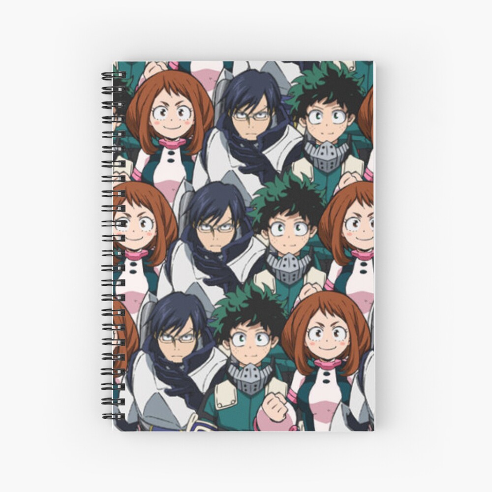 "Ochako Uraraka/Tenya Iida/Izuku Midoriya" Spiral Notebook for Sale by ...