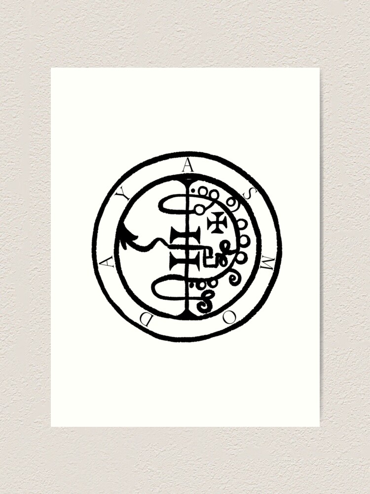 "Asmodeus Sigil" Art Print by Sochijelly | Redbubble