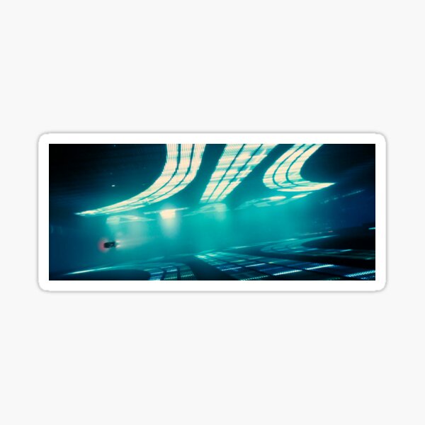"BLADE RUNNER 2049 car future city sign hologram movie scene" Sticker ...