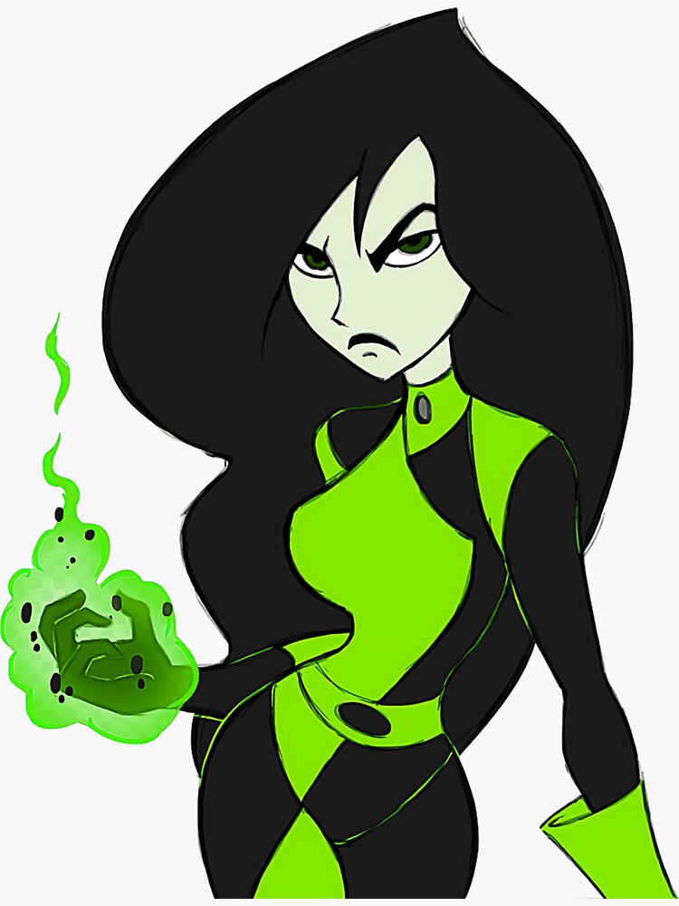 "Kim Possible Shego" Sticker for Sale by Virginmaryii | Redbubble
