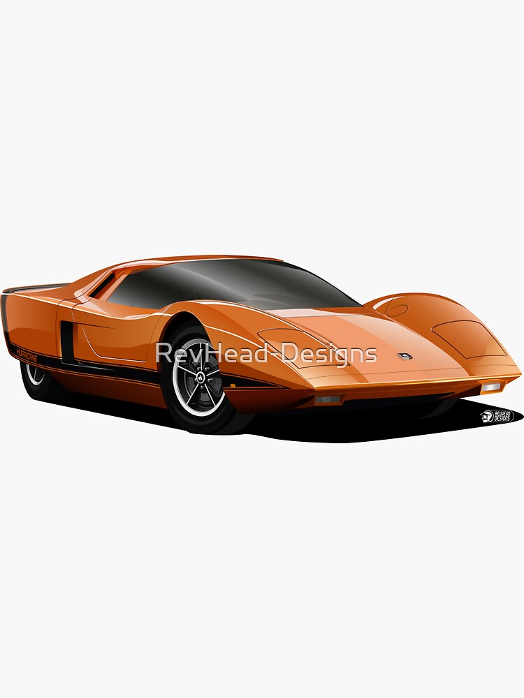 "1969 Holden Hurricane Concept" Sticker for Sale by RevHead-Designs ...
