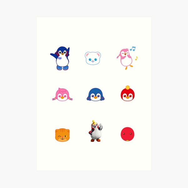 "Badanamu Characters Cartoon Pack" Art Print for Sale by zurjal | Redbubble