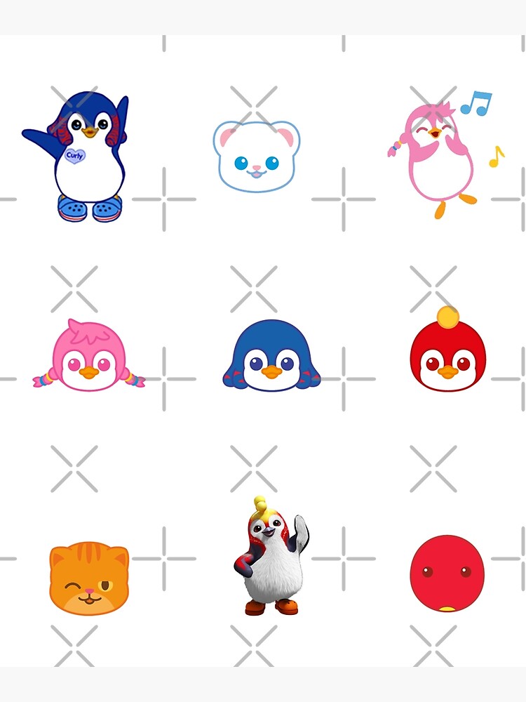 Poster « Pack de dessins animés de personnages de Badanamu », par ...