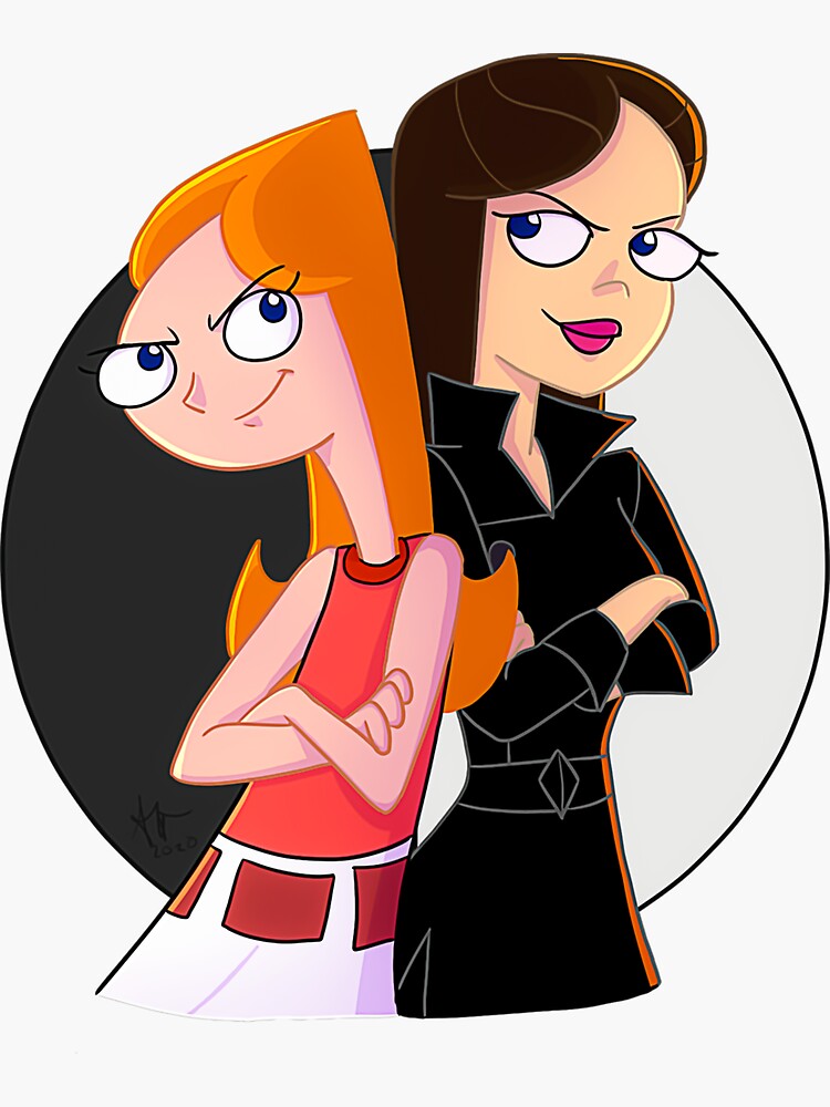 "Phineas And Ferb Busted!" Sticker for Sale by canerosoria | Redbubble