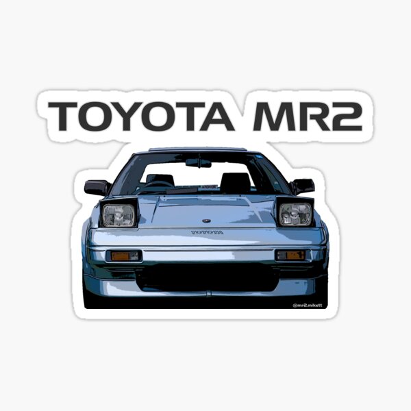 "Toyota MR2 MK1 AW11" Sticker for Sale by totallyfocused | Redbubble