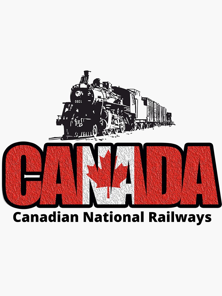 "Canadian National Railways" Sticker by YAC-Design | Redbubble