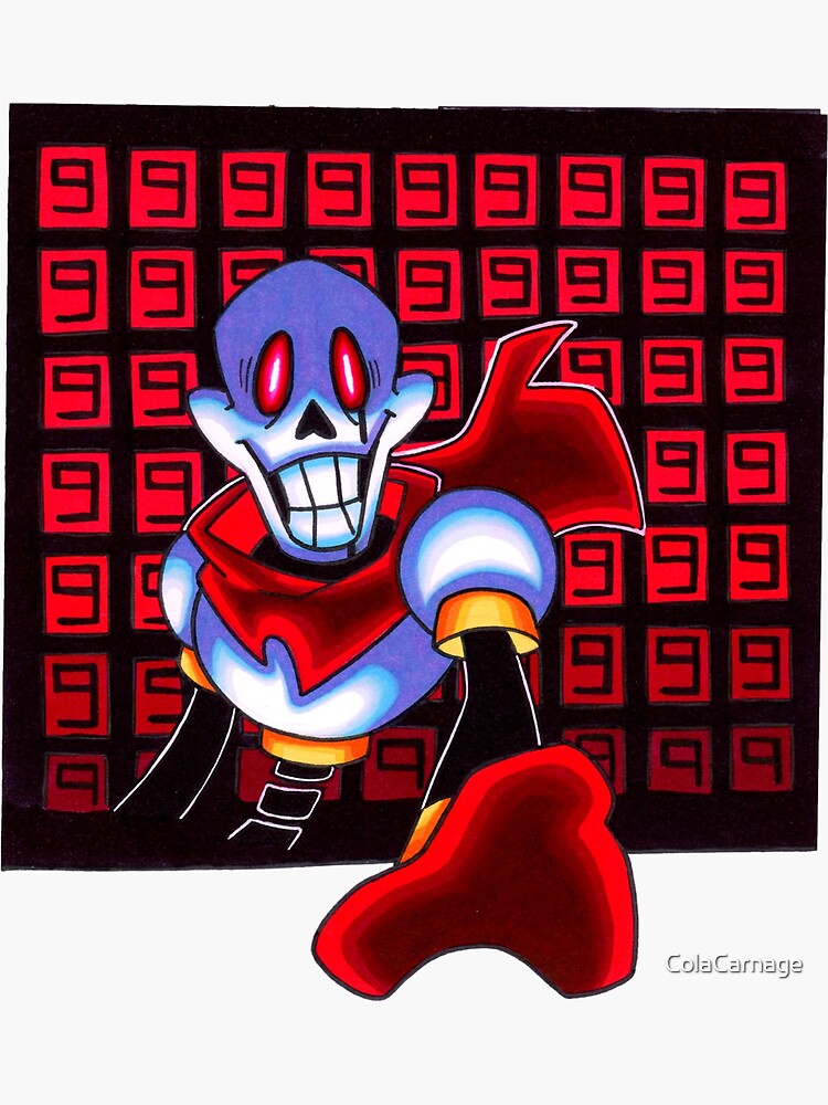 "Spinswap Papyrus" Sticker for Sale by ColaCarnage | Redbubble