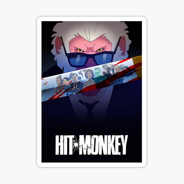 "Hit Monkey Hit Monkey Cartoon" Sticker for Sale by Theclashen | Redbubble