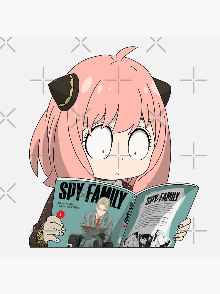 "Spy x Family - Anya Forger Reading" Art Print for Sale by lojains ...