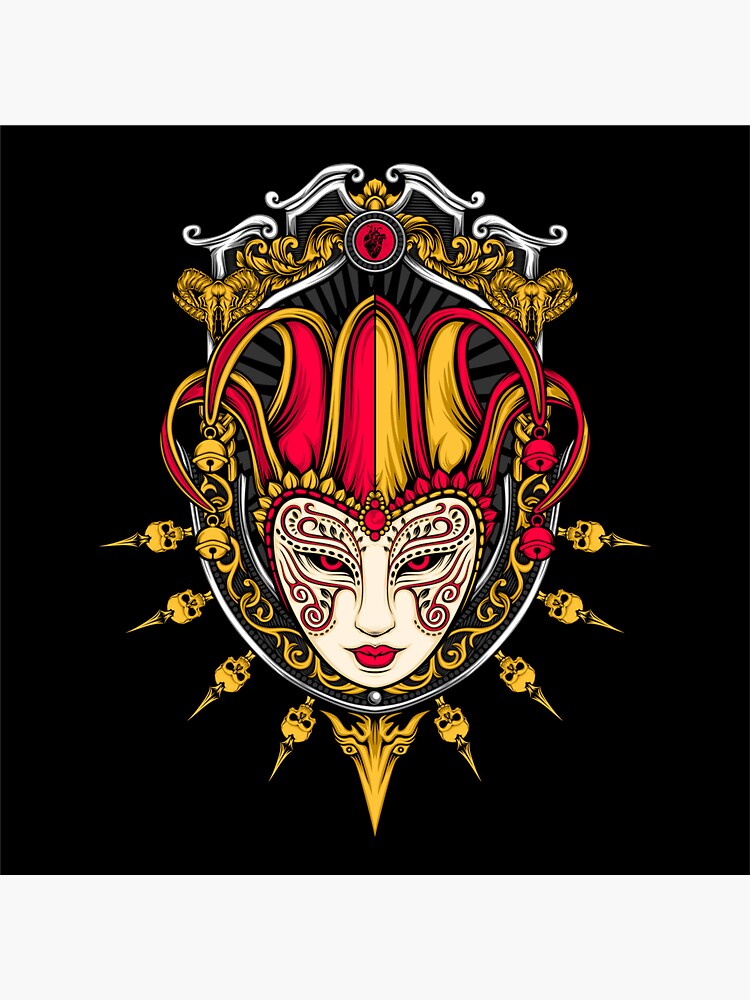 "Royal Jester" Sticker for Sale by ManiState | Redbubble