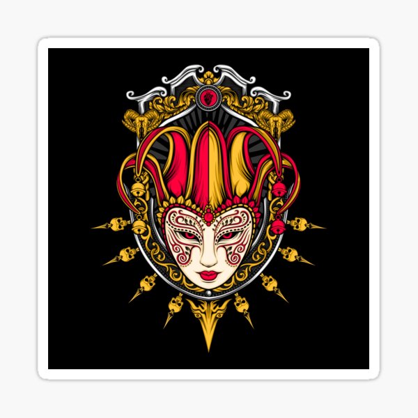 "Royal Jester" Sticker for Sale by ManiState | Redbubble