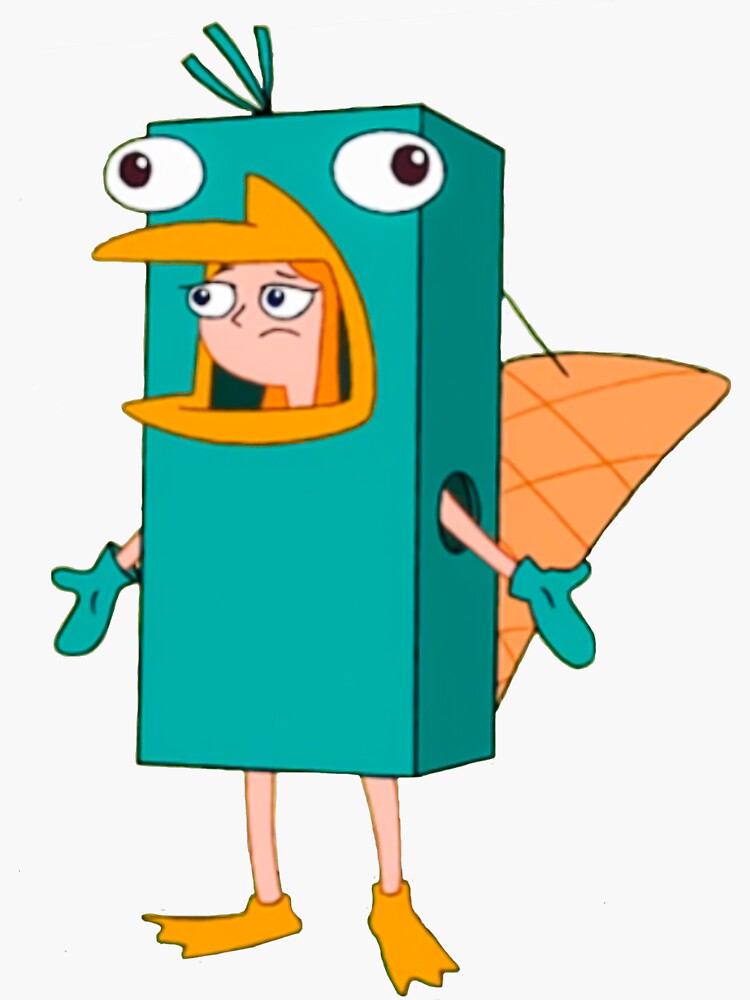 "Phineas And Ferb Candace Perry Suit" Sticker for Sale by canerosoria ...