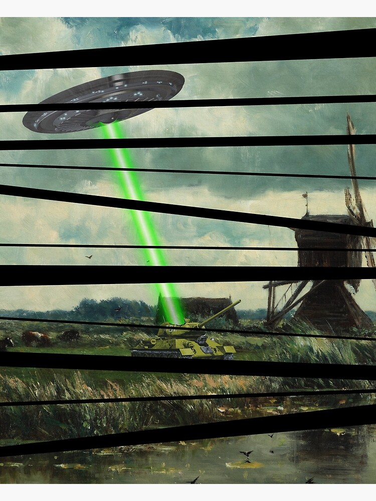 "Venetian School - UFO Attank" Poster for Sale by SifRants | Redbubble