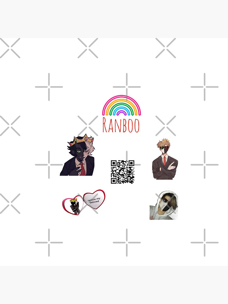 "ranboo sticker pack " Pin for Sale by bestizeyy | Redbubble
