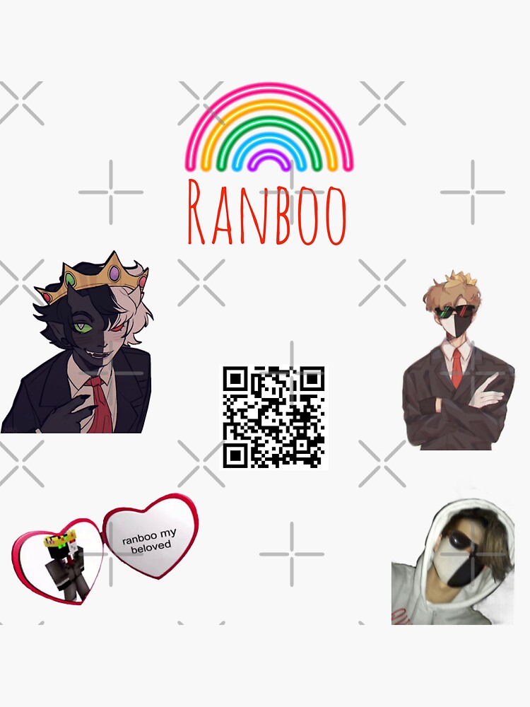 "ranboo sticker pack " Sticker for Sale by bestizeyy | Redbubble