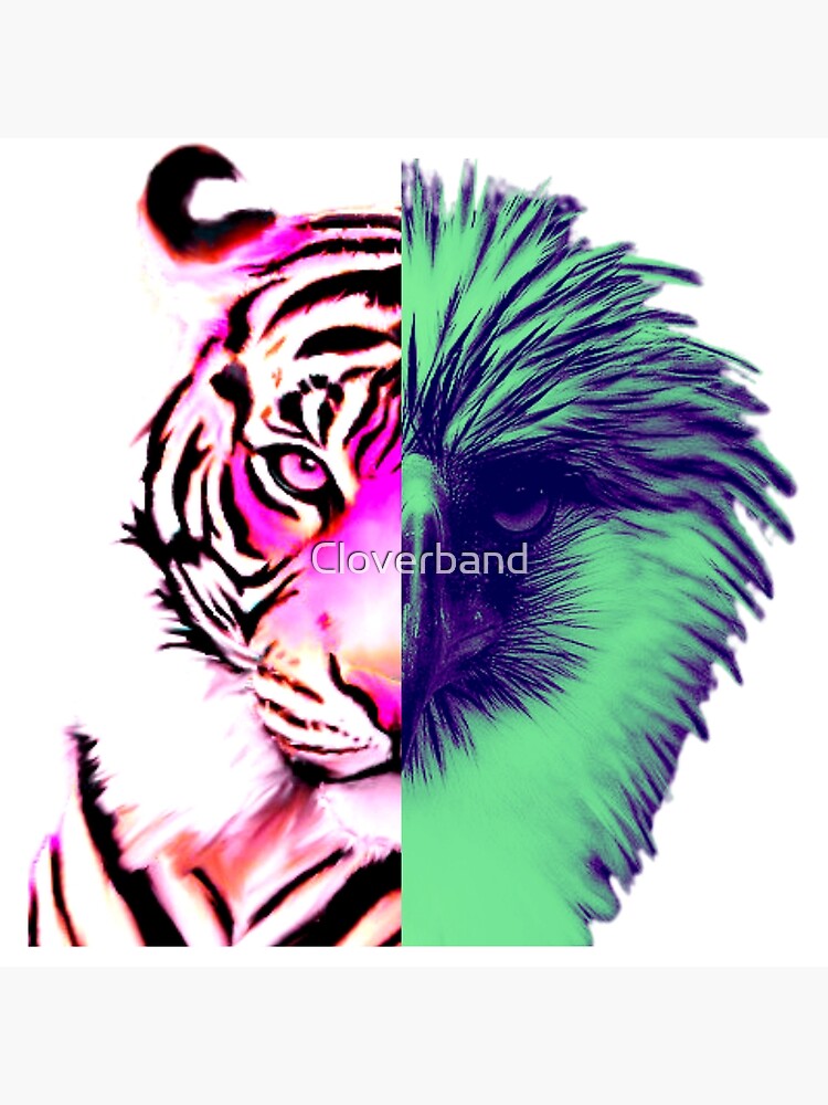 "Agila Tigre" Poster for Sale by Cloverband | Redbubble