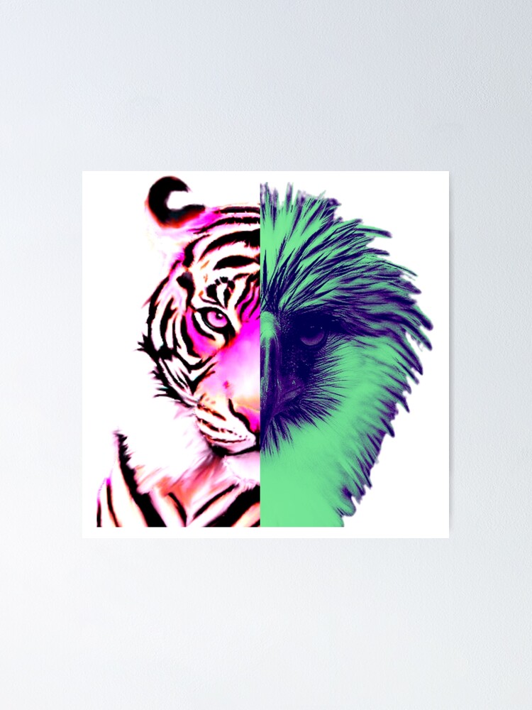 "Agila Tigre" Poster for Sale by Cloverband | Redbubble