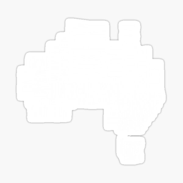 "Australian Distilleries Map (White) " Sticker for Sale by ...