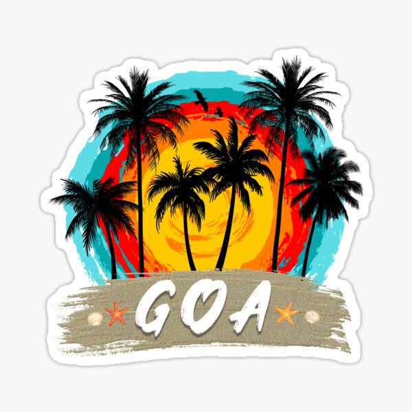 "GOA-T Design" Sticker for Sale by Graphadora | Redbubble