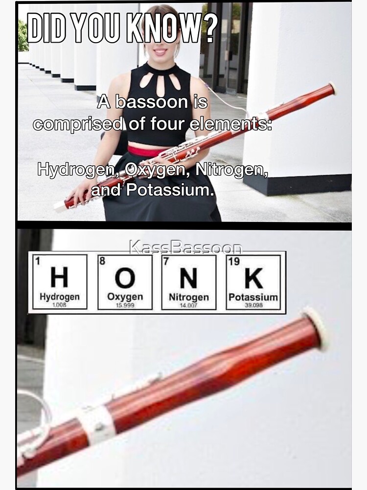 Pegatina «Hydrogren Oxígeno Nitrógeno Potasio - Meme» de KassBassoon ...