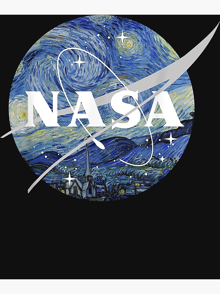 "Nasa starry night classic chevron logo" Poster for Sale by ...