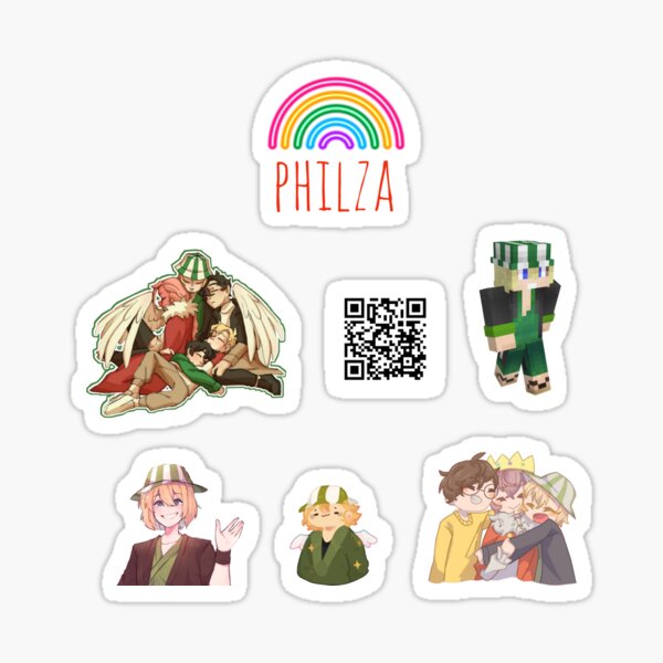 "philza sticker pack " Sticker for Sale by bestizeyy | Redbubble