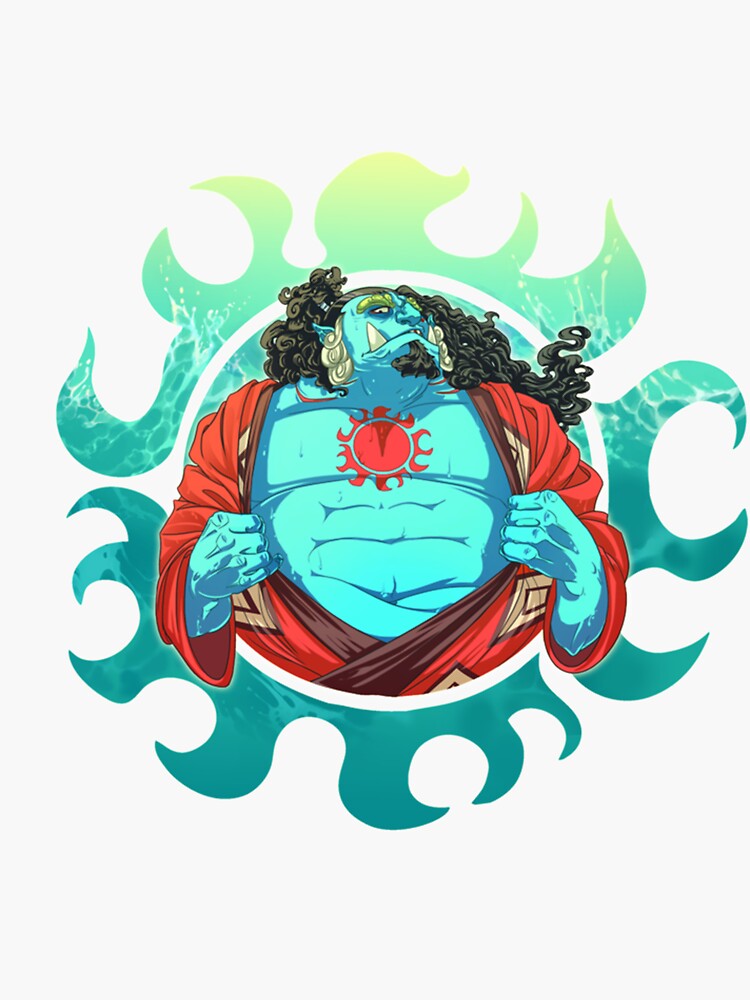 "Jinbe one piece" Sticker by Marckshank | Redbubble