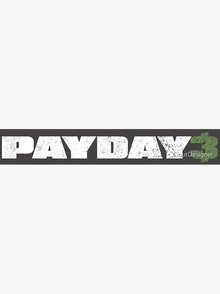 "Payday 3 Logo" Poster for Sale by CloutDesigner | Redbubble