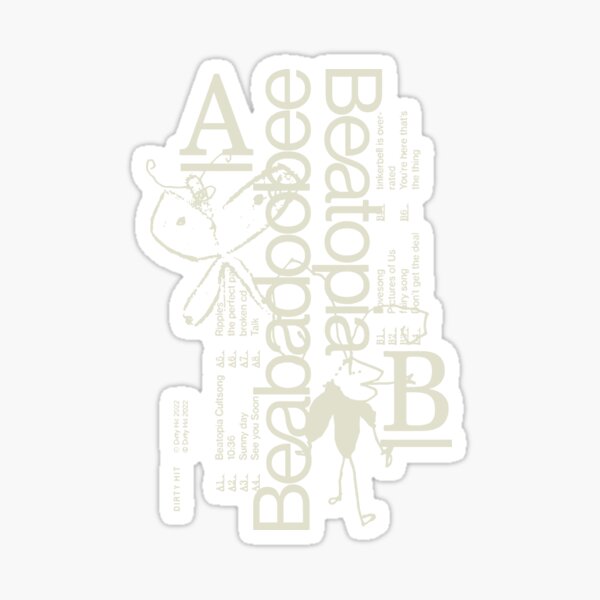"Beabadoobee Merch Beatopia Album Shirt" Sticker for Sale by ...