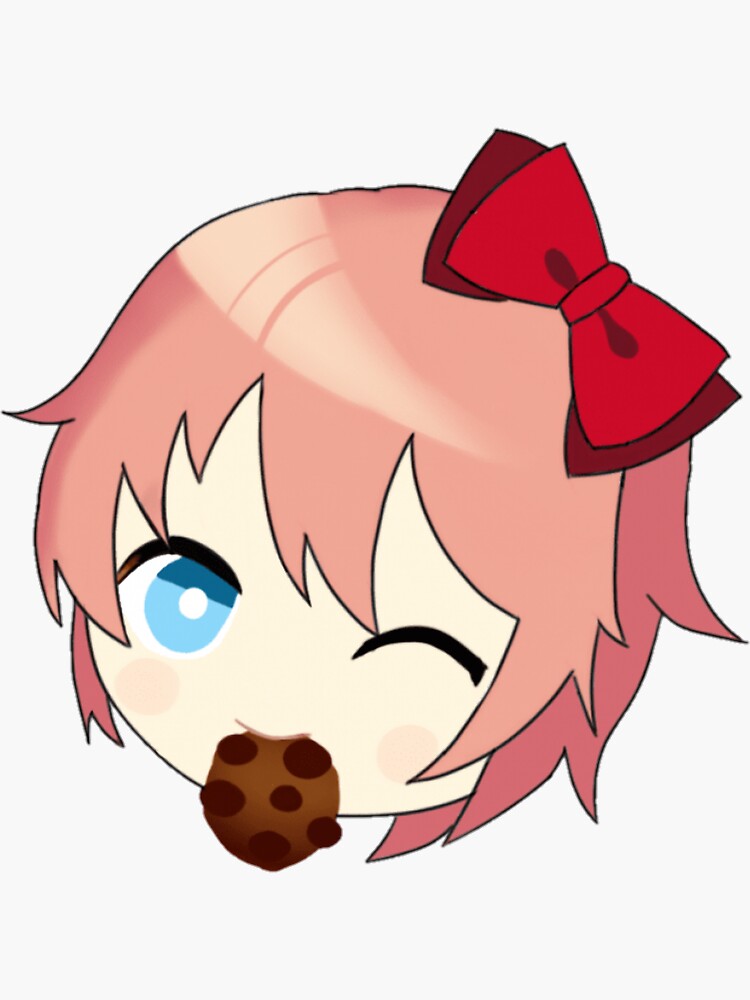 "süßer ddlc sayori doki doki" Sticker von Skyler-Orion | Redbubble