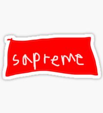 Supreme Parody Stickers Redbubble