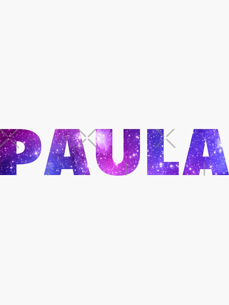 "Paula" Sticker for Sale by lucy-mac | Redbubble